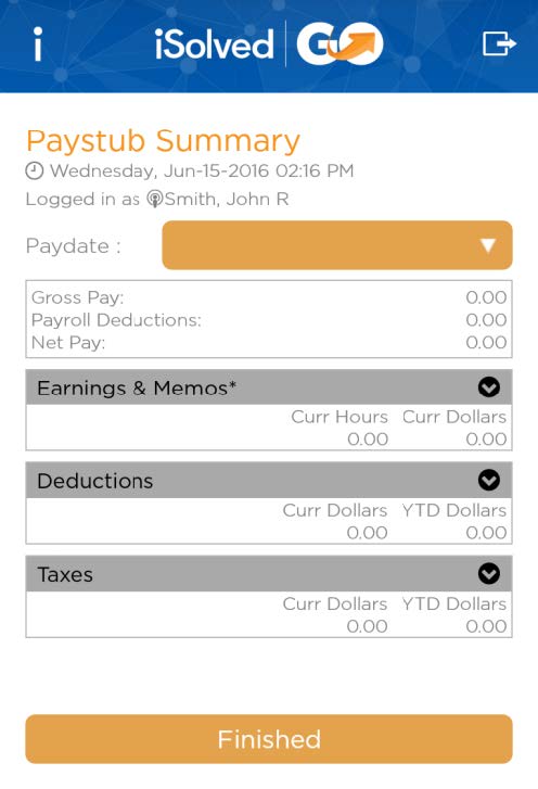 iSolved | Go v13.0 Mobile App Employee User Guide - Zuma Payroll ...